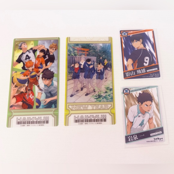 Accents | Anime Official Collectible Haikyuu Haikyu Cards | Poshmark